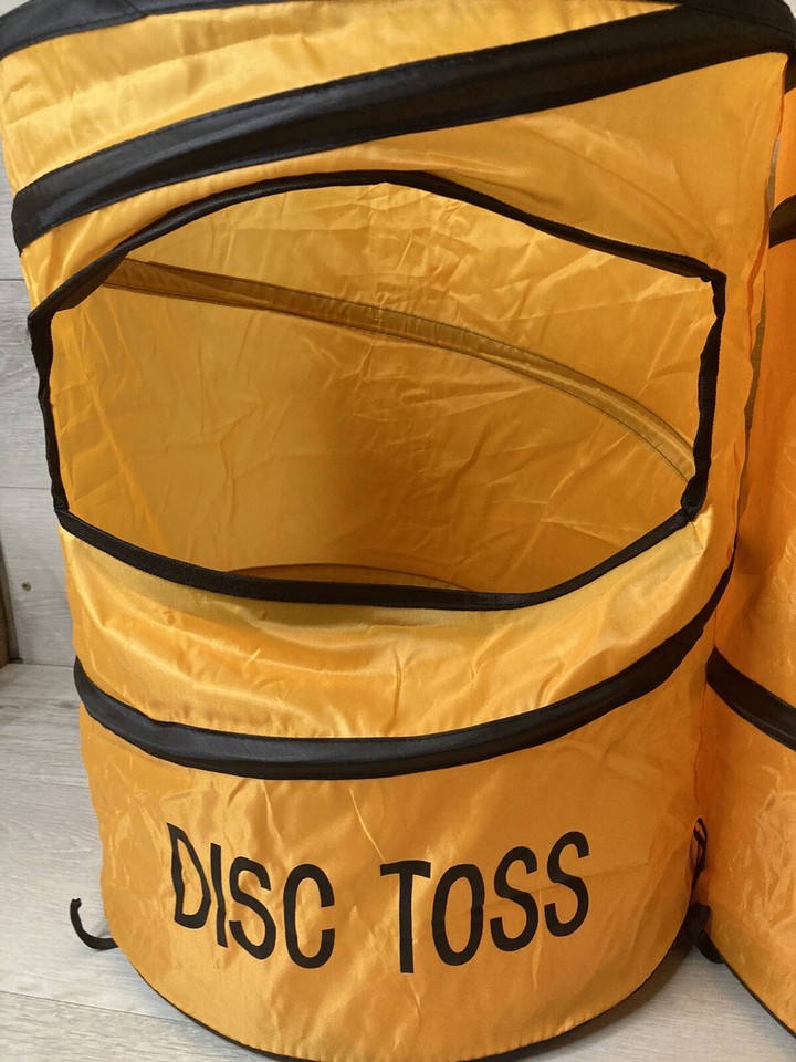 Folding Disc Toss Game Set Flying Disc Toss Dunk Game Set with Bean Bag ...