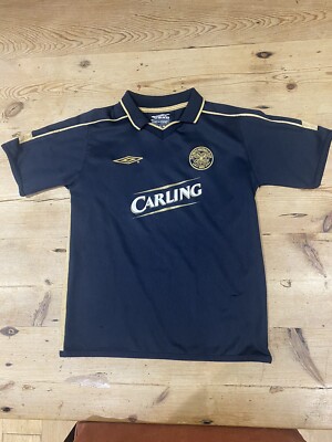 Kids Child’s Vintage Retro Umbro Celtic Football Shirt Carling Age 6/7 ...