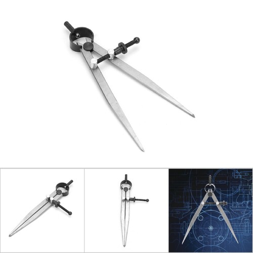 (150mm)45 Steel Leather Craft Compass Wing Divider Spring Divider ...