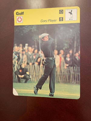 1978 Sportscaster Golf Card #45-16 Gary Player - South Africa - MT | eBay