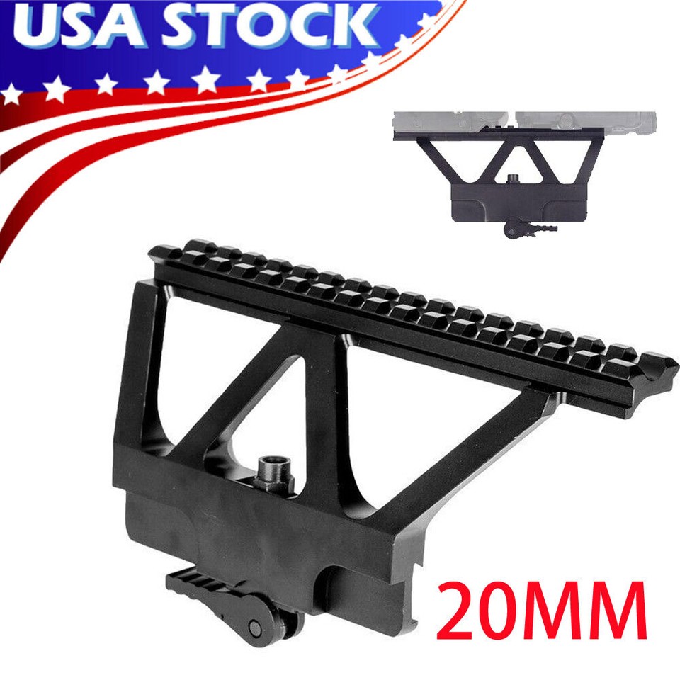2PACK 20mm Quick Release Scope Mount Tactical Side Rail Locker ...