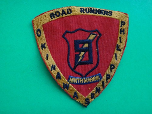 USMC 9th Marine Regiment ROAD RUNNERS Okinawa-Philippines Patch | eBay