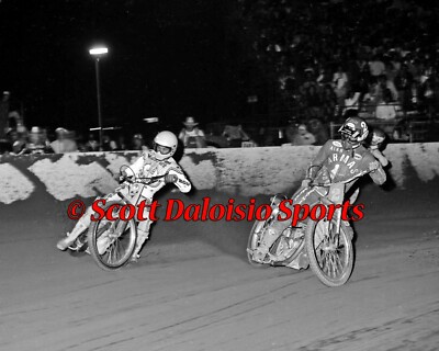 1980 Mike Bast Alan Crazy Christian 8 x 10 IMS Speedway Motorcycle ...