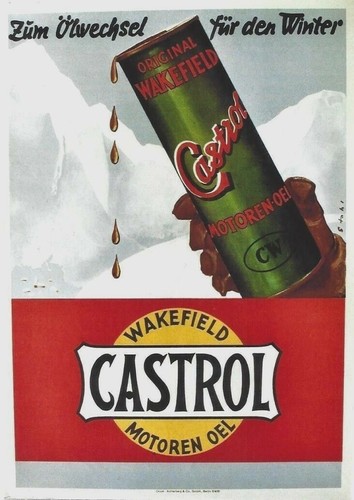 Original vintage poster CASTROL WAKEFIELD WINTER MOTOR OIL c.1925 | eBay
