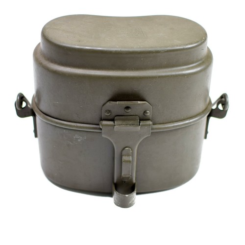 Original Polish Army mess kit Aluminum military bowler pot Army 2 parts ...