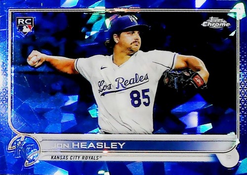 2022 Topps Chrome Sapphire Edition #430 JON HEASLEY KANSAS CITY ROYALS ...