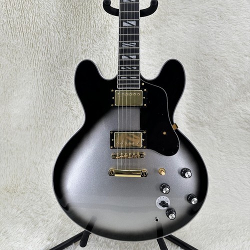 ES-335 Custom Electric Guitar Gold Part FR Bridge Semi Hollow Body ...