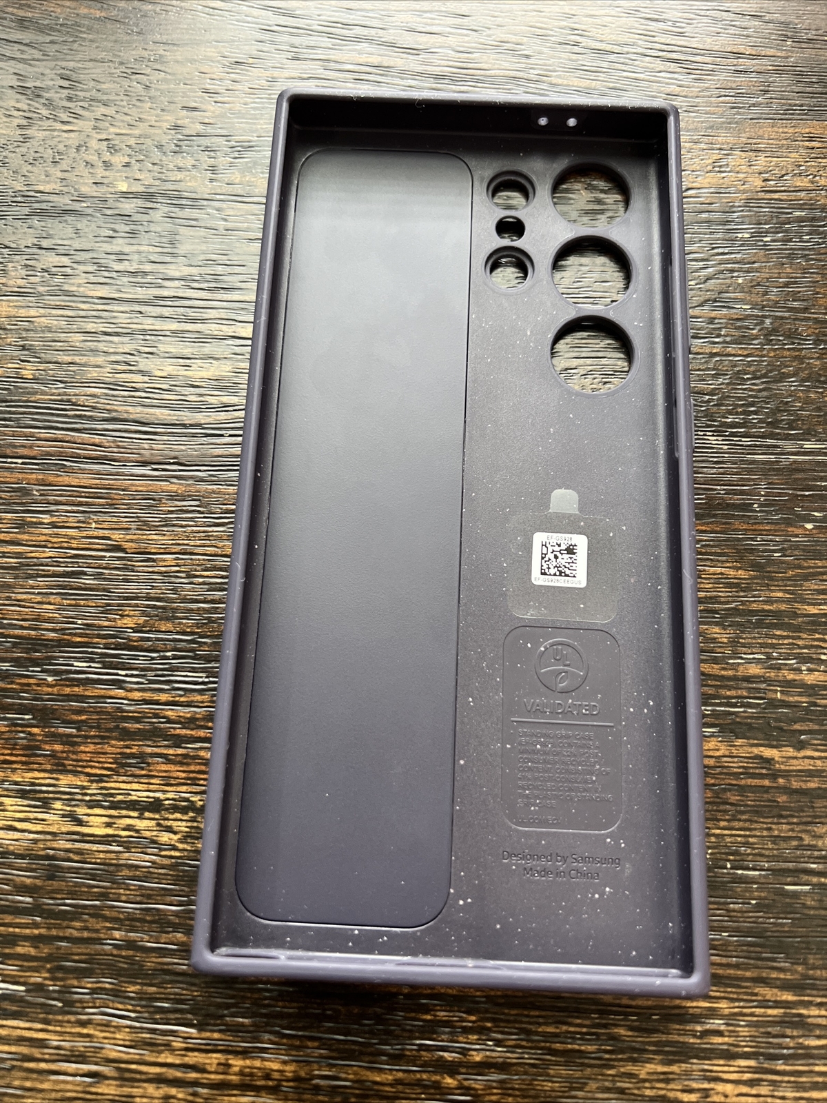 GENUINE Samsung Standing Grip Case Galaxy S24 ULTRA Dark Violet EF ...