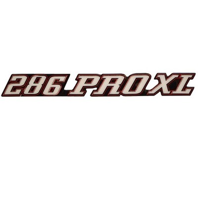 Stratos Boat Decal 7D456 | 2005 286 PRO XL Black Red White 24 3/4 Inch ...