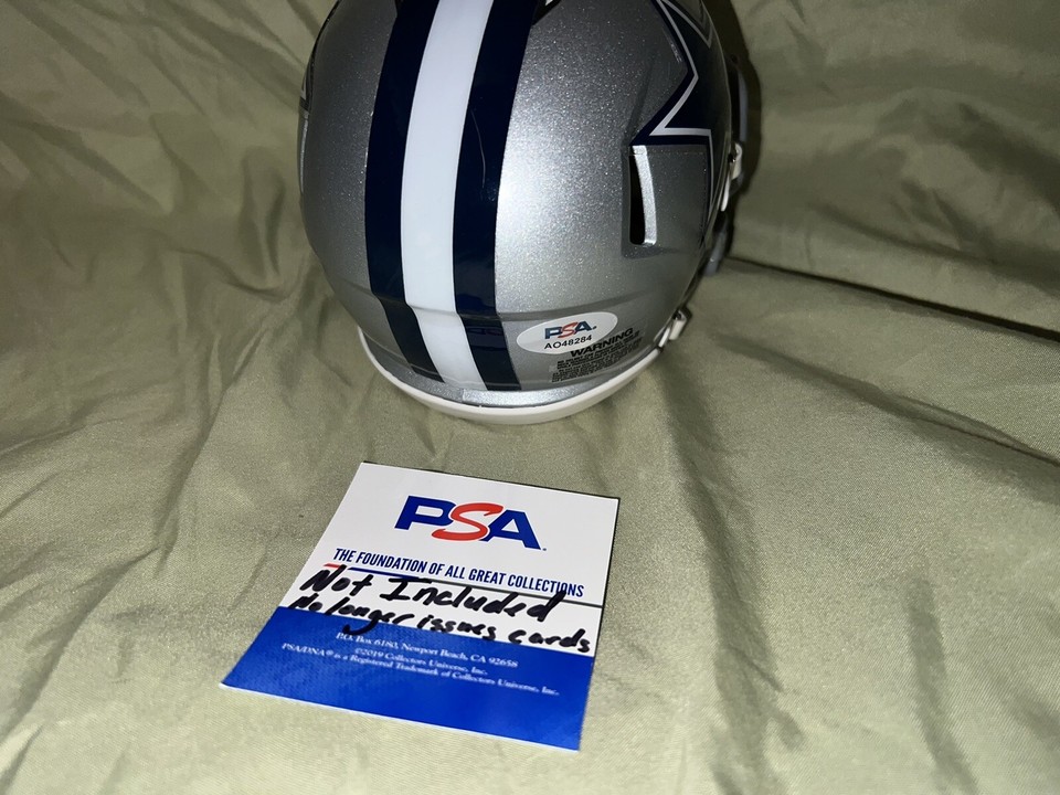 DeMarcus Ware Signed Dallas Cowboys Mini Helmet Star HOF 2023 PSA/DNA ...