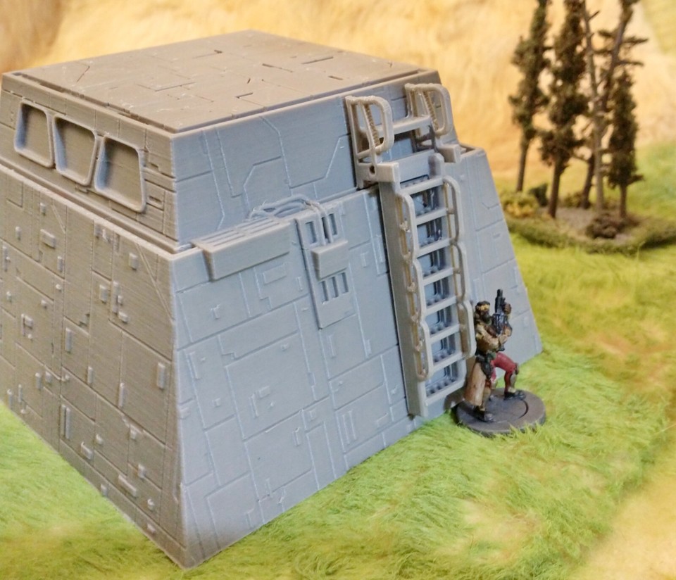 Imperial Hab Module 28mm Sci-fi Terrain 40K Star Wars Legion ...
