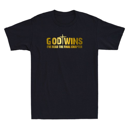 God Wins I've Read The Final Chapter Funny Christian Religious Gift ...