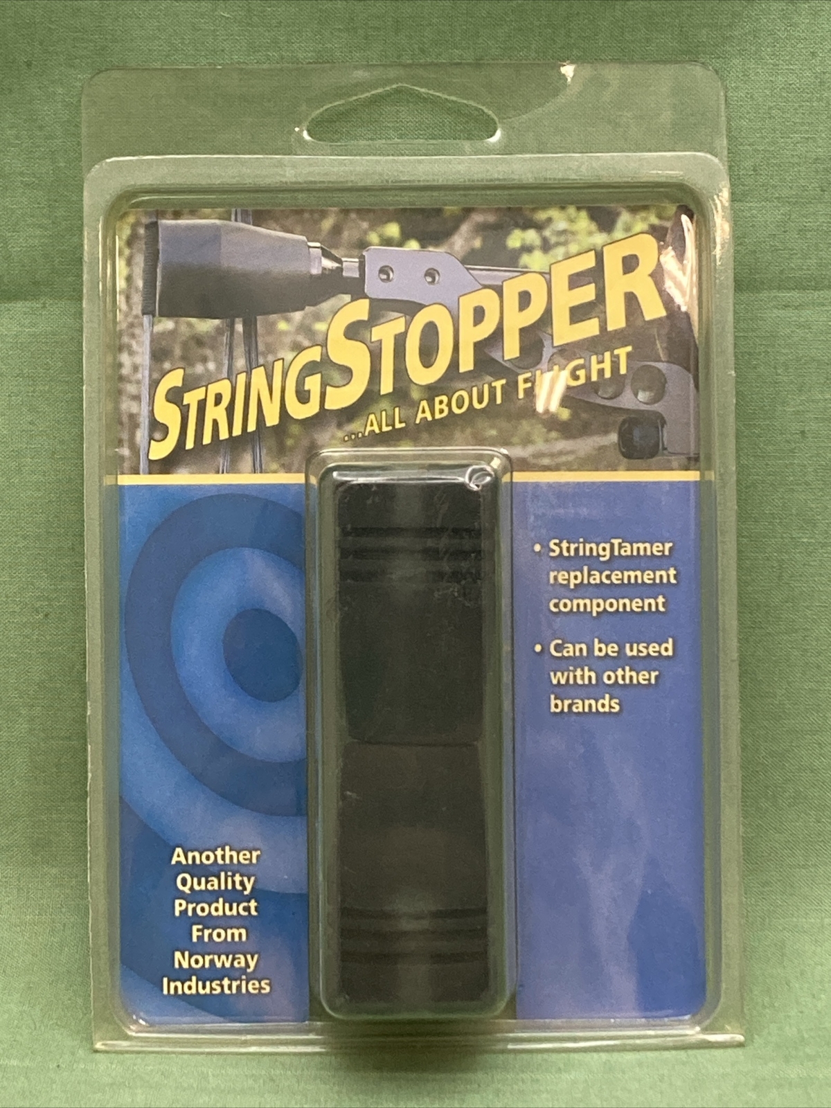 NEW NORWAY INDUSTRIES Q2i ARCHERY QTI14001 STRING STOPPER TAMER ...