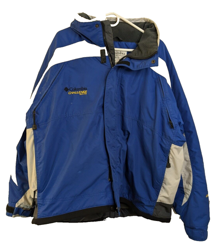 Columbia Challenger Series, Men's, Jacket, hood on collar, vented, Size ...
