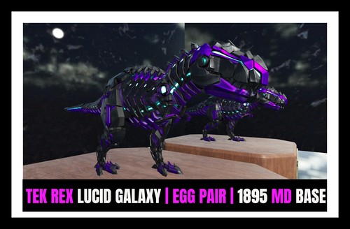 ARK Survival Ascended PvE TEK REX LUCID GALAXY 1895MD TOP Pair PC/XBOX ...