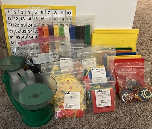 Saxon Math Grades K-3 Homeschool Manipulatives Kit (near Complete) | eBay