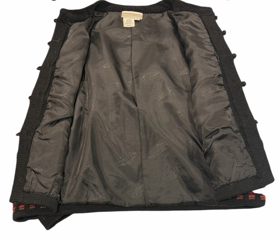 Coldwater Creek Icelandic Designs VTG 80s Wool Blend Lined Sweater ...