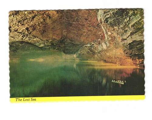 The Lost Sea, World's Largest Underground Lake, Vtg Postcard Unposted ...