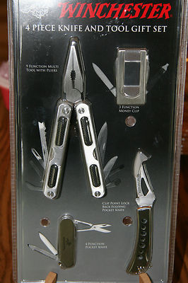 Winchester 4 Pc Knife & Tool Set - Great Gift! NIP!! | eBay