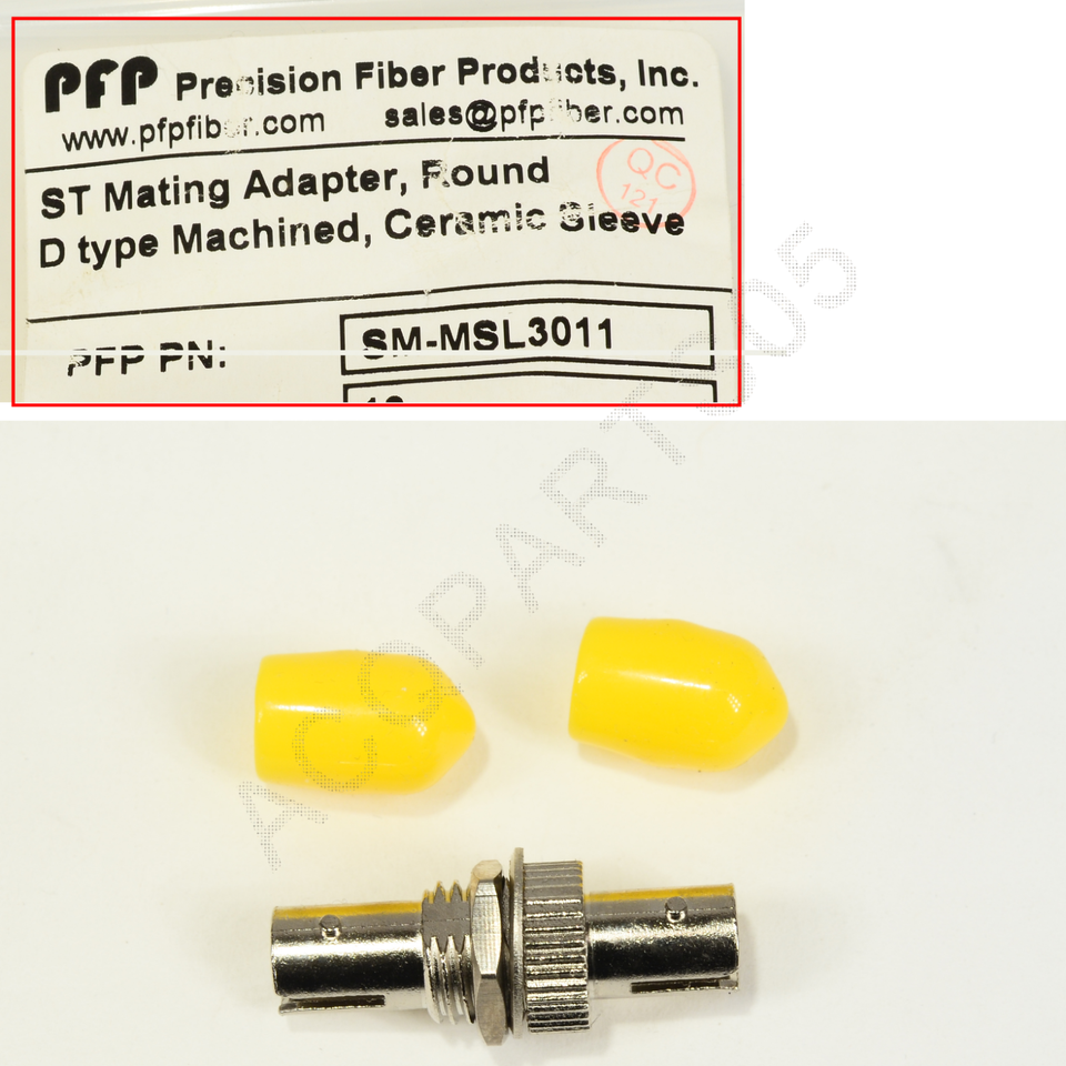 PFP SM-MSL3011 ST to ST Adapter Single Mode - Ceramic Sleeve | eBay