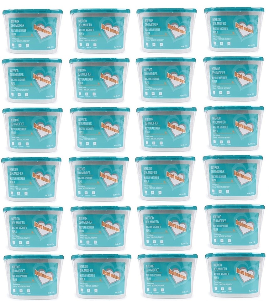 24 X Dehumidifier Interior Damp Trap Mould Moisture Mildew Remover ...