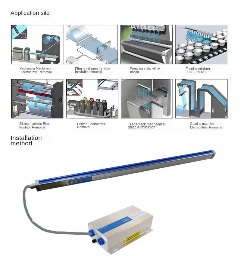Static Eliminator Custom Size Antistatic Ion Bar with for Bag Making ...