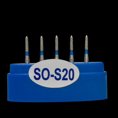 100pcs Dental Diamond Burs for High Speed Handpiece Medium FG Bur SO-S20 | eBay
