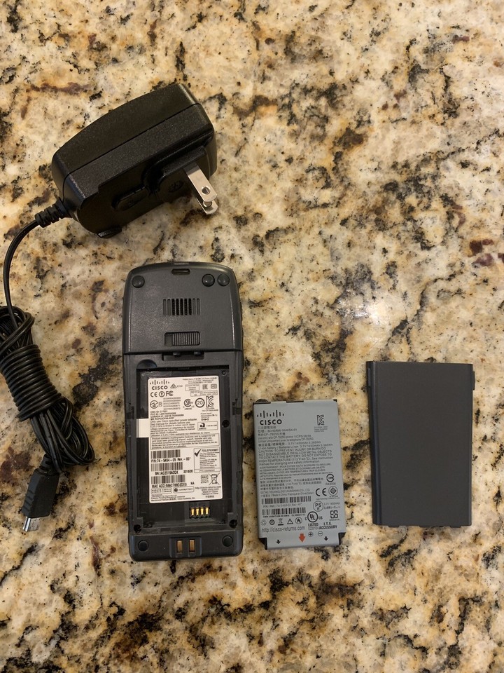 Cisco 7925G Wireless Phone CP-7925G Battery and charging cord included ...