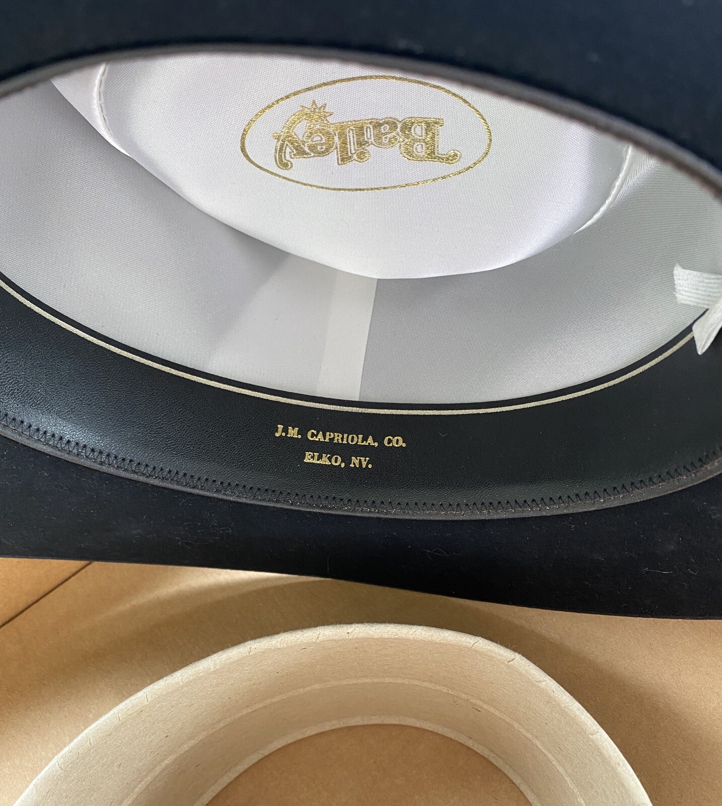 NEW Womens Bailey Western Hat Black Size 7 Cowgirl Rodeo Made In USA ...