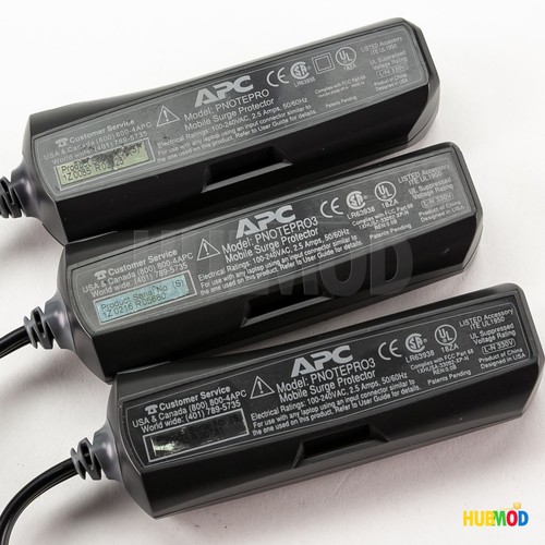 Lot of 3 APC Notebook Laptop Power Mobile Surge Protector PNOTE PRO3 ...