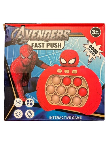 Spider-man Pop Push it Game Controller Sensory Fidget Toy Electronic ...