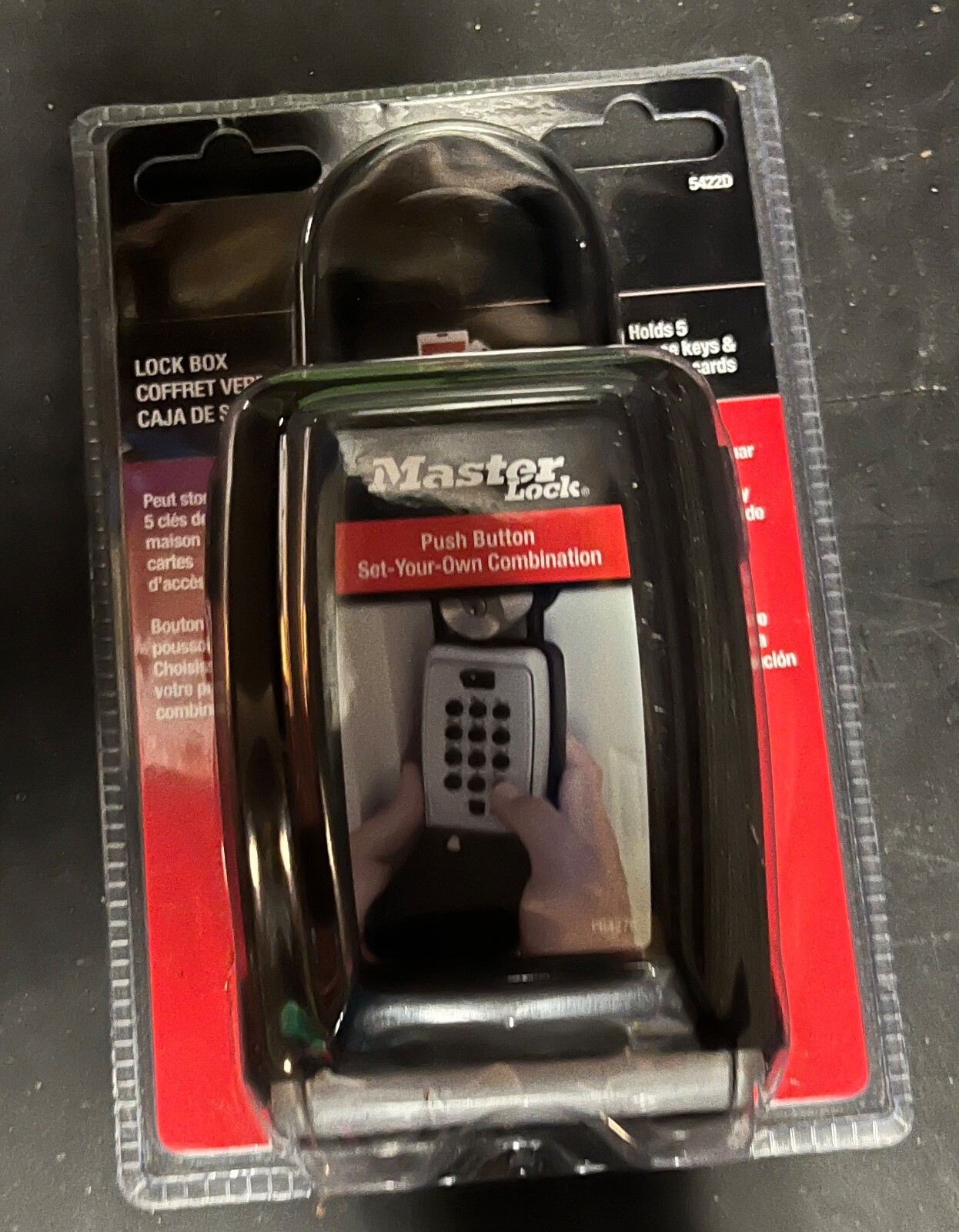 Master Lock Box Resettable Combination Dials Adjustable Shackle 5420d ...