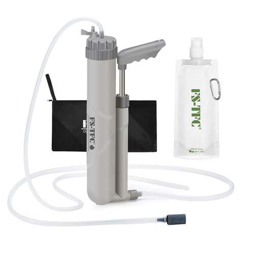 Water Purifier Survival Gear 4-Stage Portable Water Filter 1.5L/Min ...