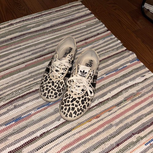 Adidas Jeremy Scott Leopard Sneakers Men 7.5US Rare Collab Easy Wear ...