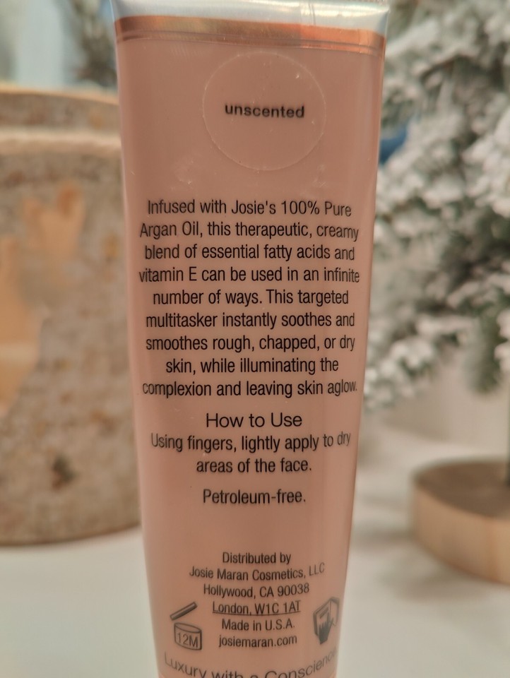 Josie Maran Argan Infinity INTENSIVE CREAMY OIL Moisturizer UNSCENTED 4 ...