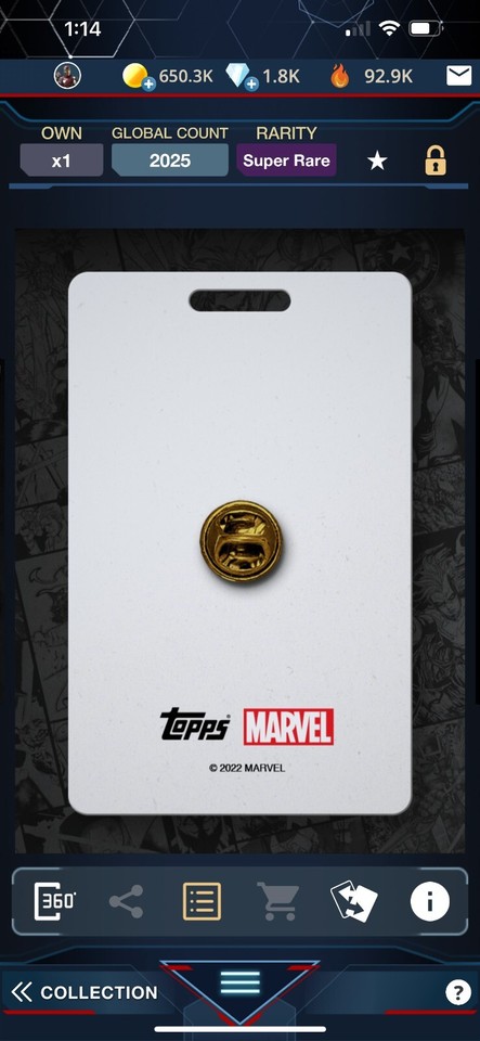 Topps Marvel Collect! Spider-Man & Venom DIGITAL CARD. (D23 Exclusive ...