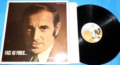 Charles Aznavour - Face au Public / 1968 Barclay LP France | eBay