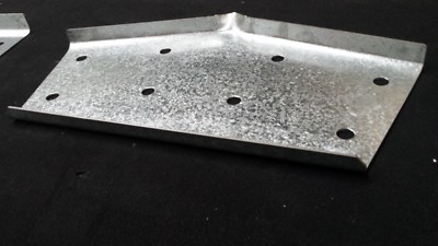 Pressed Purlin Brackets 8inch/200mm shed part 1 Apex 3mm Gal High ...