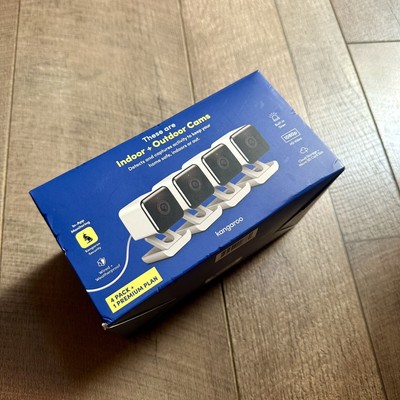 KANGAROO Indoor+Outdoor Security Camera Weatherproof 1080p WiFi - 4Pack ...