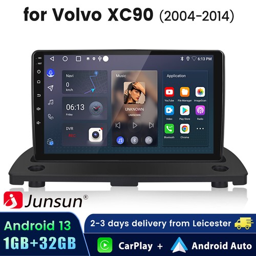 For Volvo XC90 2004-2014 Apple CarPlay Android 13 Car Stereo Radio 32GB ...
