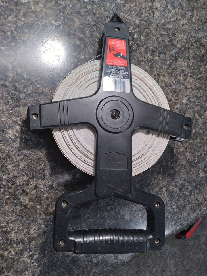 Empire 100 Foot Fiberglass Measuring Tape Measure Reel Tool | eBay