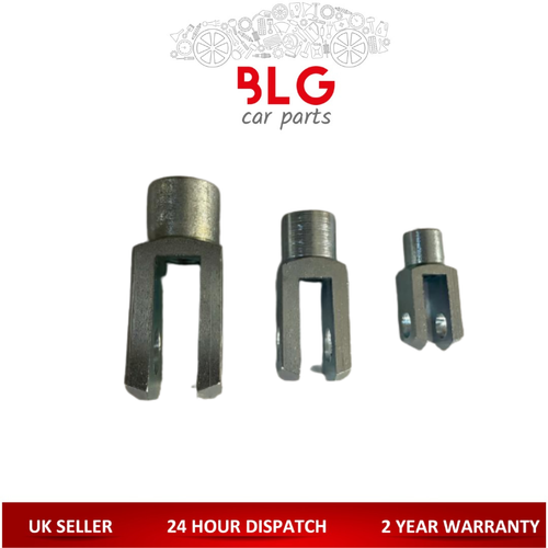 Clevis Fork End Long Joint M6 M8 M10 R/H Thread Zinc Plated Steel x1 ...