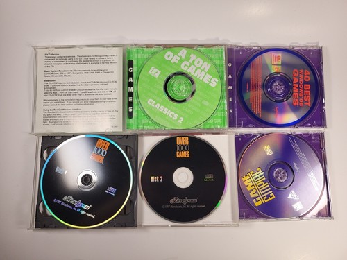 Vintage Lot Of 4 PC CD - ROM 90's Classic Video Games | eBay