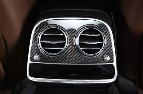 For Benz S-Class W222 2014-2020 Dry Carbon Fiber Rear Air Outlet Vent ...