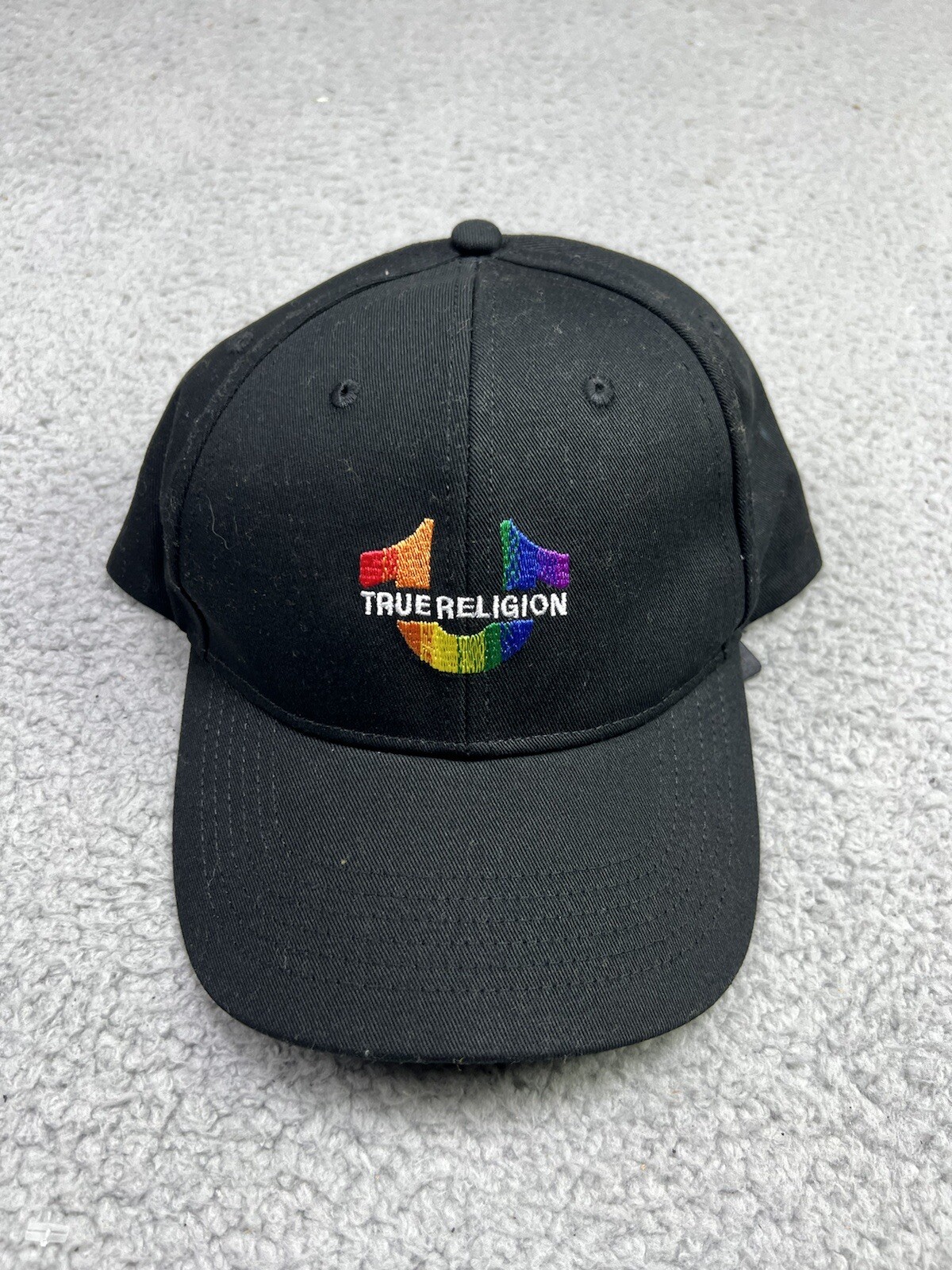 True Religion Pride Rainbow Horseshoe Logo Hat Black … - Gem