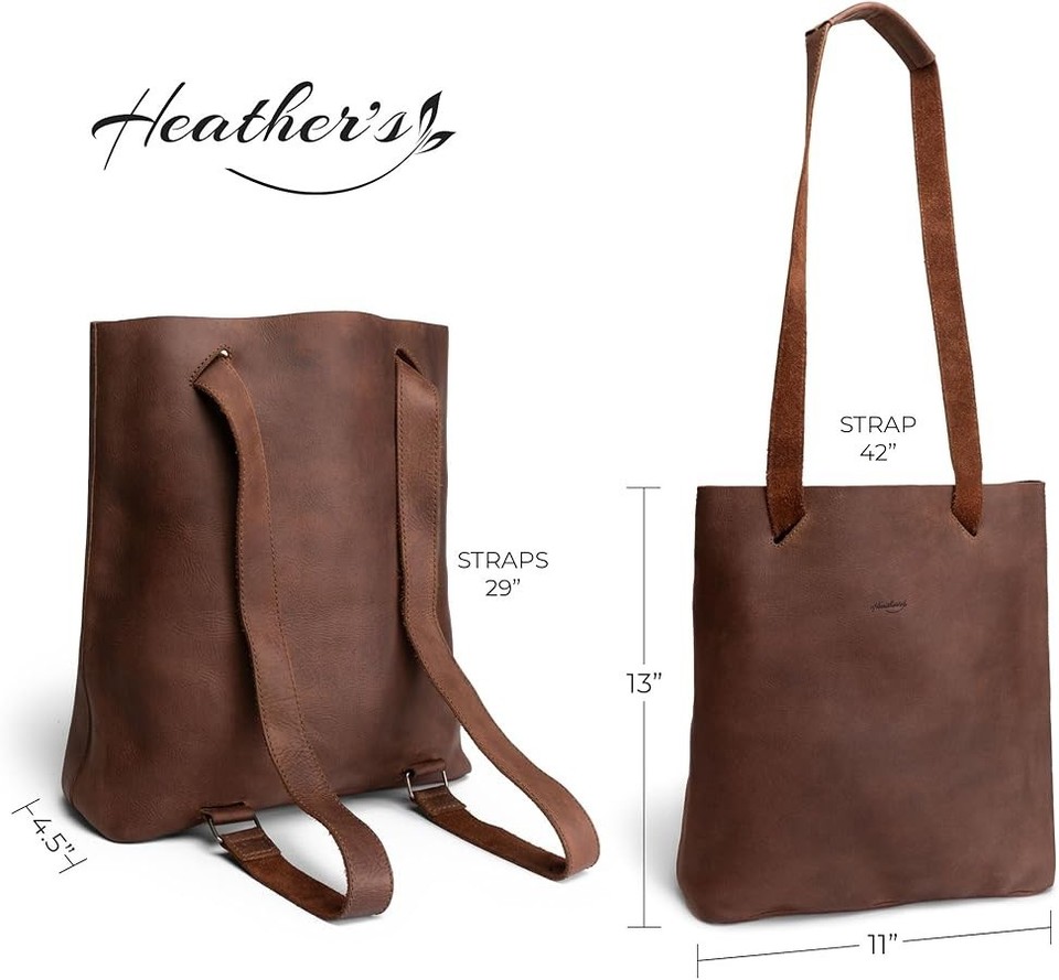 Heather's Convertible Backpack to Shoulder Bag Spacious Crossbody for ...