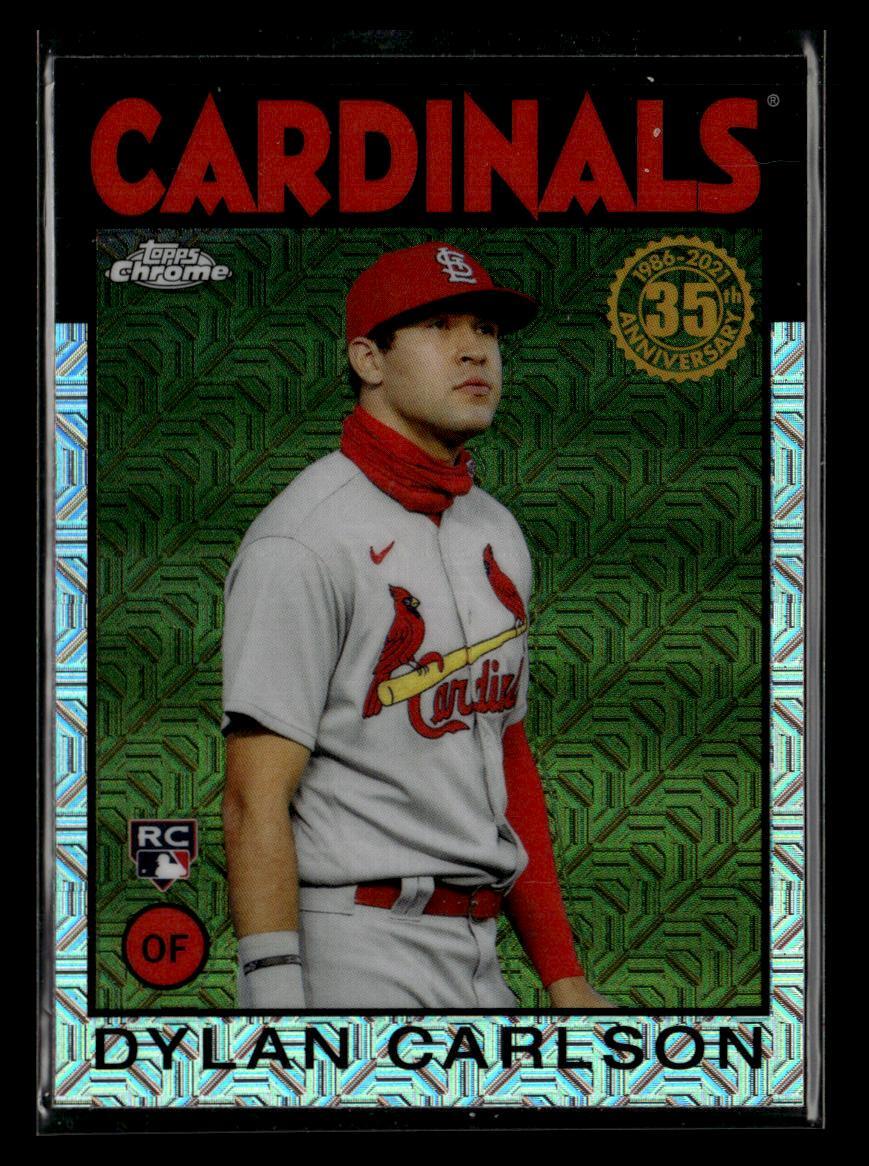 2021 Topps #86BC-23 Dylan Carlson 1986 Topps Baseball 35th Anniversary Chrome | eBay