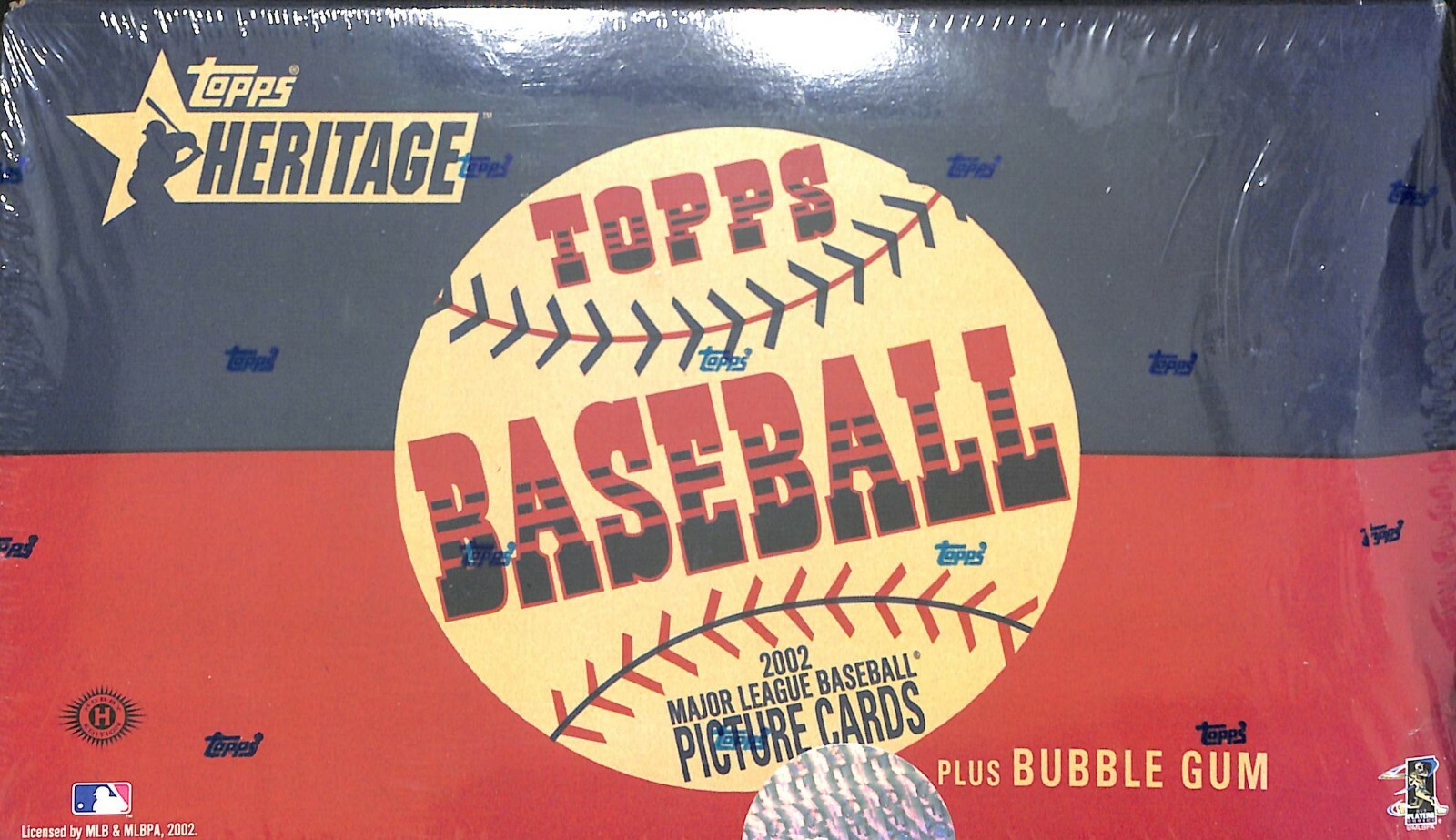 2002 Topps Heritage Baseball Sealed Hobby Box Dented Box Torn Wrapper ...