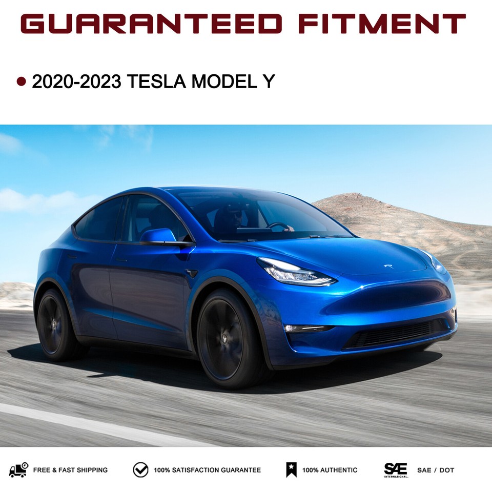 For 2020-2023 Tesla Model Y MY Front Lower Valance Undertray Splash ...