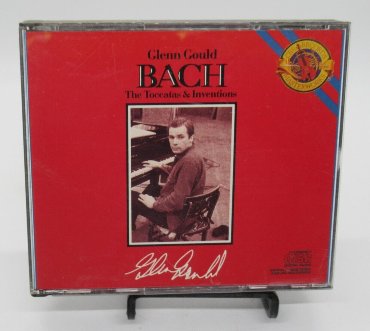 GLENN GOULD - BACH: THE TOCCATAS & INVENTIONS 2-DISC MUSIC CD SET, 1987 ...